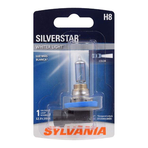 SYLVANIA H8 SilverStar Halogen Fog Bulb, 1 Pack